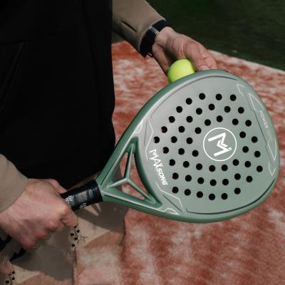 China Hot Selling Raquetas De Padel Logo Customize Material 3K/12K/18Kcarbon Fiber Padel Racket with Your Own logo and Size for sale