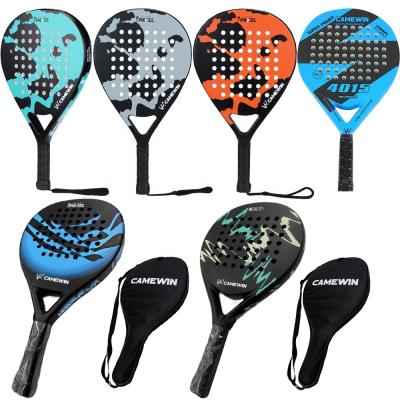 China Wholesale Glass Carbon Fiber Tennis Racket Paddle Tennis Beach Racket Palas De Padel Rackets Raqueta De Racquets for sale