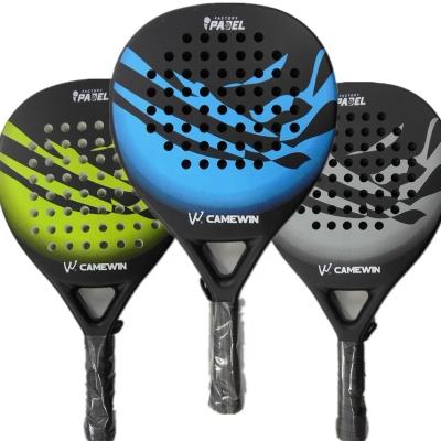 China IN STOCK Hot Sell Full Carbon Fiber 100% Low Price Paddle Racket Custom Design Outdoor Sports Padel Rackets for sale