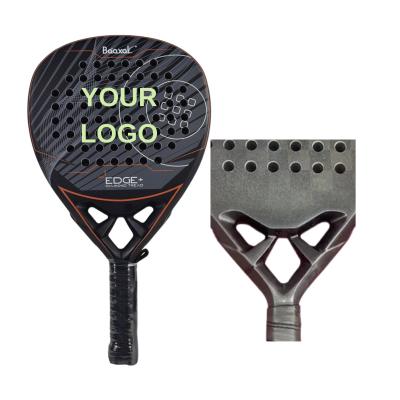 China New Arrive Diamond/teardrop/round Shape Custom logo Carbon Fiber Paddle/padel Tennis Racket for sale