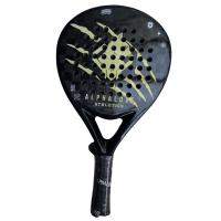 China 2023 Custom LOGO Round/Tear/Diamond Shape Carbon Fiber 3K/12K/18K Padel Racket Tennis Racquet Professional China Supplier for sale