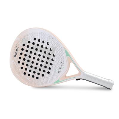 China Wholesale Fiberglass Rough Surface Soft Eva Raqueta Customized Free Design Oem Padel Racket for Beginners for sale