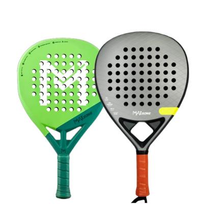 China Carbon Fiber Surface Padel Racket with EVA Memory Flex Foam Core Padel Tennis Racquets Paddle Tennis Racket for sale