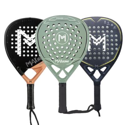 China Manufacturer Customized Paddle Tennis Design Glass Fiber  Padel Racket for Professional Player for sale