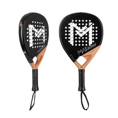 China MAXSONG Factory Customized Design Your Own 3K/12K/18K/Kvelar Padel Racket Padel Shovel Padel Racquet for Adult for sale