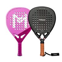China Hot Top Ranked Hard EVA Strong Power 12K Carbon Custom Rough Surface Paddle Racchetta Paddle Raquet OEM Padel Racket for sale