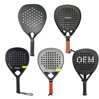 China Hot Carbon Paddle/padel Tennis Racket Head Grip Material Carbon Fiber Paddel Padel Racket for sale