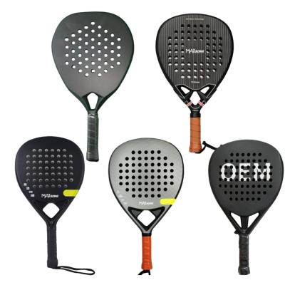 China Hot Carbon Paddle/padel Tennis Racket Head Grip Material Carbon Fiber Paddel Padel Racket for sale