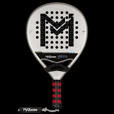 China China Factory New Arrival Carbon Fiber Sandy Effect Hard Eva Customized Free Design Padel Racket for Pro Player for sale