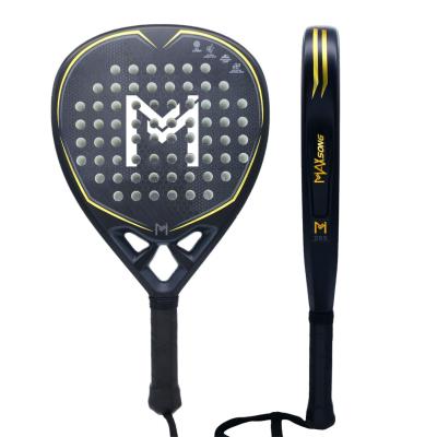 China 2025 Factory Customized Design Your Own Tennis Racket Paddle Hot Sale 18K Carbon Fibre Padel Rackets with Soft EVA for sale