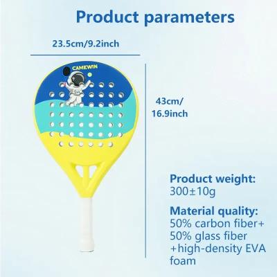 China China Factory  Light Weight Children Padel Soft Eva Customized Free Design Padel Racket for Kids for sale