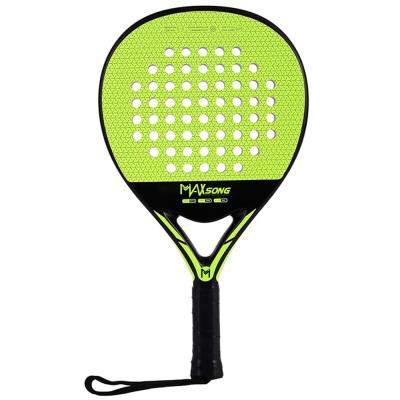 China Maxsong Top Rank Fiberglass Rough Surface Soft Eva Customized Free Design Padel Racket for Pro Player China Manufacture for sale