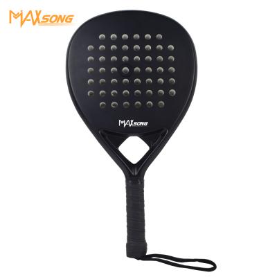 China Wholesale Custom Tennis Racket Paddle Hot Sale 12K Carbon Fiber Padel Rackets with Sandwich EVA China Raquete Manufacture for sale