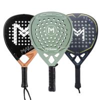 China 2025 Professional Padel Racket Carbon Fiber Soft EVA Rackets Durable Wholesale Customized for sale