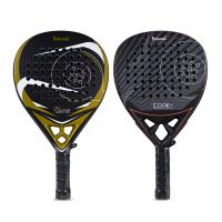 China OEM 3d Rough Surface Padel Racket with EVA Memory Flex Foam Core Carbon Fiber Padel Tennis Ball Racquets Paddle Tennis Racket for sale
