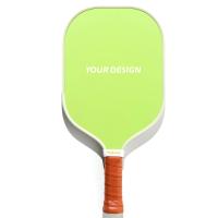 China Custom Print Pickleball Approved Paddle 3K Raw Carbon Fiber T700 Pickleball Paddle 16mm for sale
