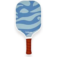 China USAPA Approved Customized 3K 12K 18k Carbon Fiber PP Honeycomb Core Pickleball Paddle Racket for sale