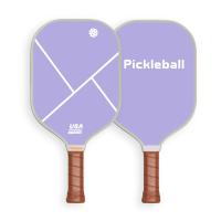 China Manufacturer Custom 3K 18K T700 Carbon Fiber Pickleball Paddles USAPA Approved Frosted Surface Pickleball Paddle for sale