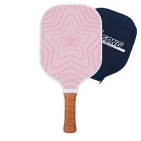 China Factory Supply Custom Logo OEM Available 16mm Thick Durable 18K 18K PP Honeycomb Carbon Fiber Pickleball Paddles for sale