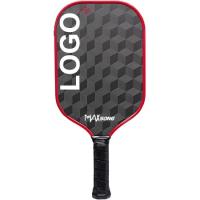 China 2025 Popular  Carbon Fiber Pickleball Paddle Customized 3K 12K 18k Carbon Fiber PP Honeycomb Core Pickleball Paddle Racket for sale