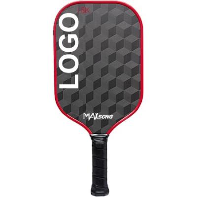 China 2025 Popular  Carbon Fiber Pickleball Paddle Customized 3K 12K 18k Carbon Fiber PP Honeycomb Core Pickleball Paddle Racket for sale