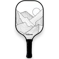China Factory Customized T700 Raw Carbon Fiber Thermoformed Carbon Fiber PP Honeycomb USAPA 16mm Pickleball Paddle for sale