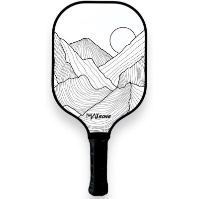 China Factory Customized T700 Raw Carbon Fiber Thermoformed Carbon Fiber PP Honeycomb USAPA 16mm Pickleball Paddle for sale