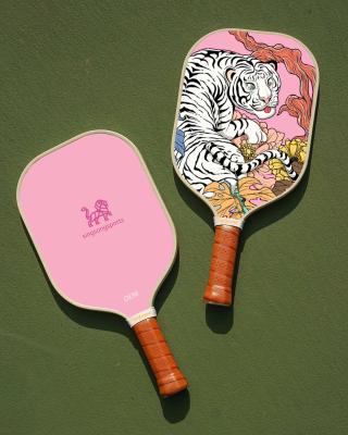 China Private Label Pickleball Paddle Black Pickleball Paddle18K Print on Demand Pickleball Paddles for sale