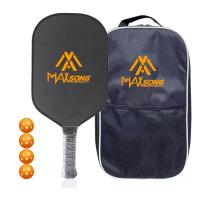 China Wholesale Custom USAPA Approved T300 T700 Raw Carbon Fiber 16mm Thermoformed Graphite Edge Guard Pickleball Paddle Set for sale