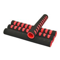 China Wave Pattern NBR Foam Silicone Handlebar Bicycle Rubber and Plastic Self-handlebar Fitness Equipment Grip Sleeve Accessories for sale