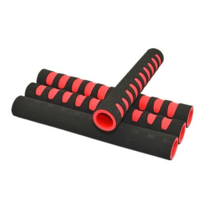 China Wave Pattern NBR Foam Silicone Handlebar Bicycle Rubber and Plastic Self-handlebar Fitness Equipment Grip Sleeve Accessories for sale