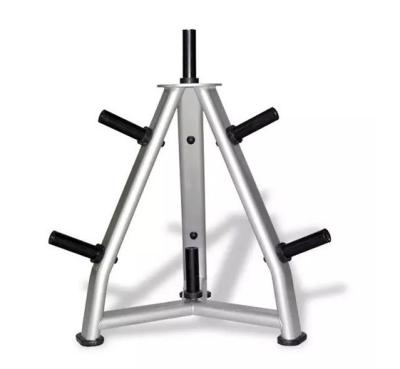 China Wholesale Barbell Plate Rack Home Barbell bar Storage Rack Gym Large Hole Small Hole Dumbbell Plate Storage Rack for sale