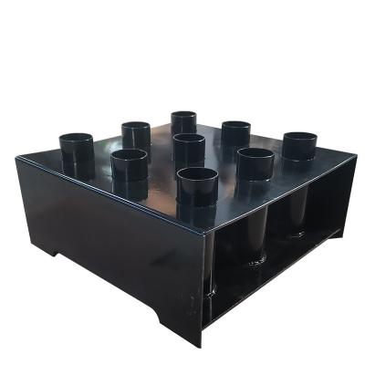 China Hot Selling Five-hole Nine-hole Barbell bar Vertical Rack Barbell bar Storage Rack Storage Rack for sale
