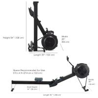 China Air Rowing Machine Heavy Duty Gym Equipment Commercial Home Cardio Fitness Indoor Rower Full Body Workout for sale