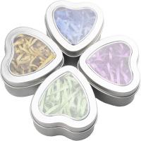China Custom Heart Shaped Tin Box 60*H25mm Heart Shaped Favor Tins for sale
