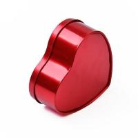 China Heart Shape Embossed Chocolate Packaging Tin For Holiday Gift for sale