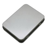 China Jewelry & Watch Storage Rectangular Tin Box With Hinged Lid for sale