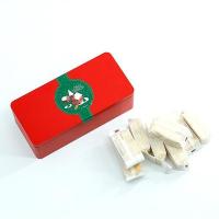 China Decorative Christmas Metal Tin Box 235x110x80mm Empty Gift Tins for sale