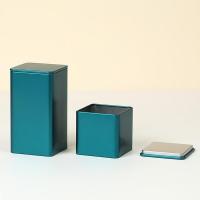 China Seamless Square Small Tin Box / Tin Cans packaging With Lids for sale