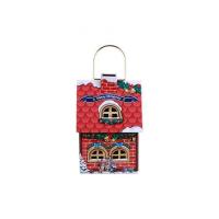 China Small House Shape Tin Box Metal Tin Packaging 0.28mm Thickness for sale