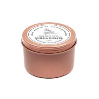 China Round Screw Top Metal Tins 62x42mm 70x50mm 80x50mm Candle Tin Containers for sale