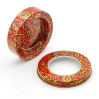 China Metal Empty Gift Tin Box Container With Window Silk Screen Printing for sale