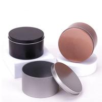 China 8 Oz Candle Decorative Tin Box Scented Tin Candles Customized for sale