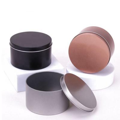 China 8 Oz Candle Decorative Tin Box Scented Tin Candles Customized for sale