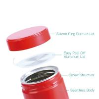 China Multi Colored Food Grade Tin Tea Tin Container With Airtight Lid for sale
