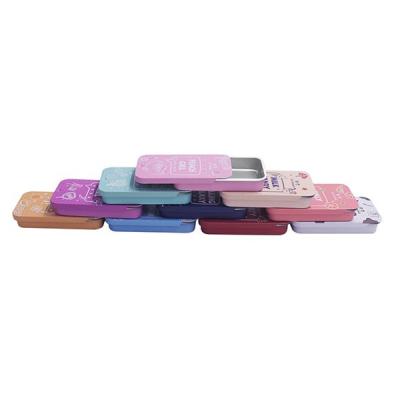 China Tinplate Empty Candy Tins / Square Tin Candy Containers With lids for sale