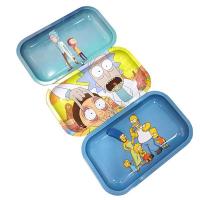 China Square Custom Tin Rolling Trays Tin Serving Tray 0.23mm Thickness Tinplate for sale