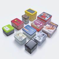 China Custom Color Size Metal Tin Box Tin Can Containers For Tea Packaging for sale