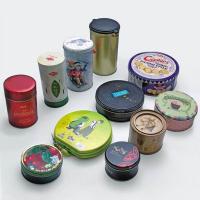 China Custom Color Size Metal Tin Box Tin Can Containers For Tea Packaging for sale