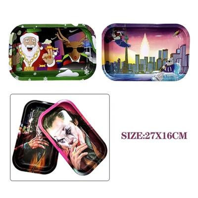 China 0.23mm Tinplate Rolling Tray Custom Offset Printing Metal Material for sale